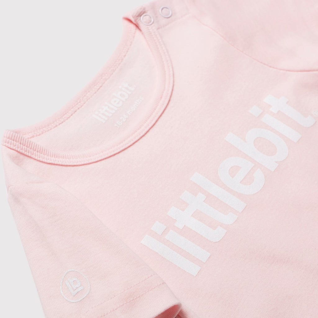 littlebit Logo Pink Baby T-Shirt | littlebit