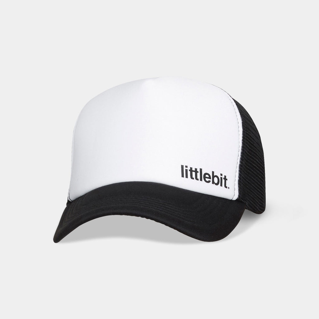 White Caps & Hats | Trucker Cap Small littlebit Logo | littlebit